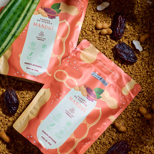 Farofa de Paçoca Artesanal Manduí 250g - Armazém do Campo Belo Horizonte